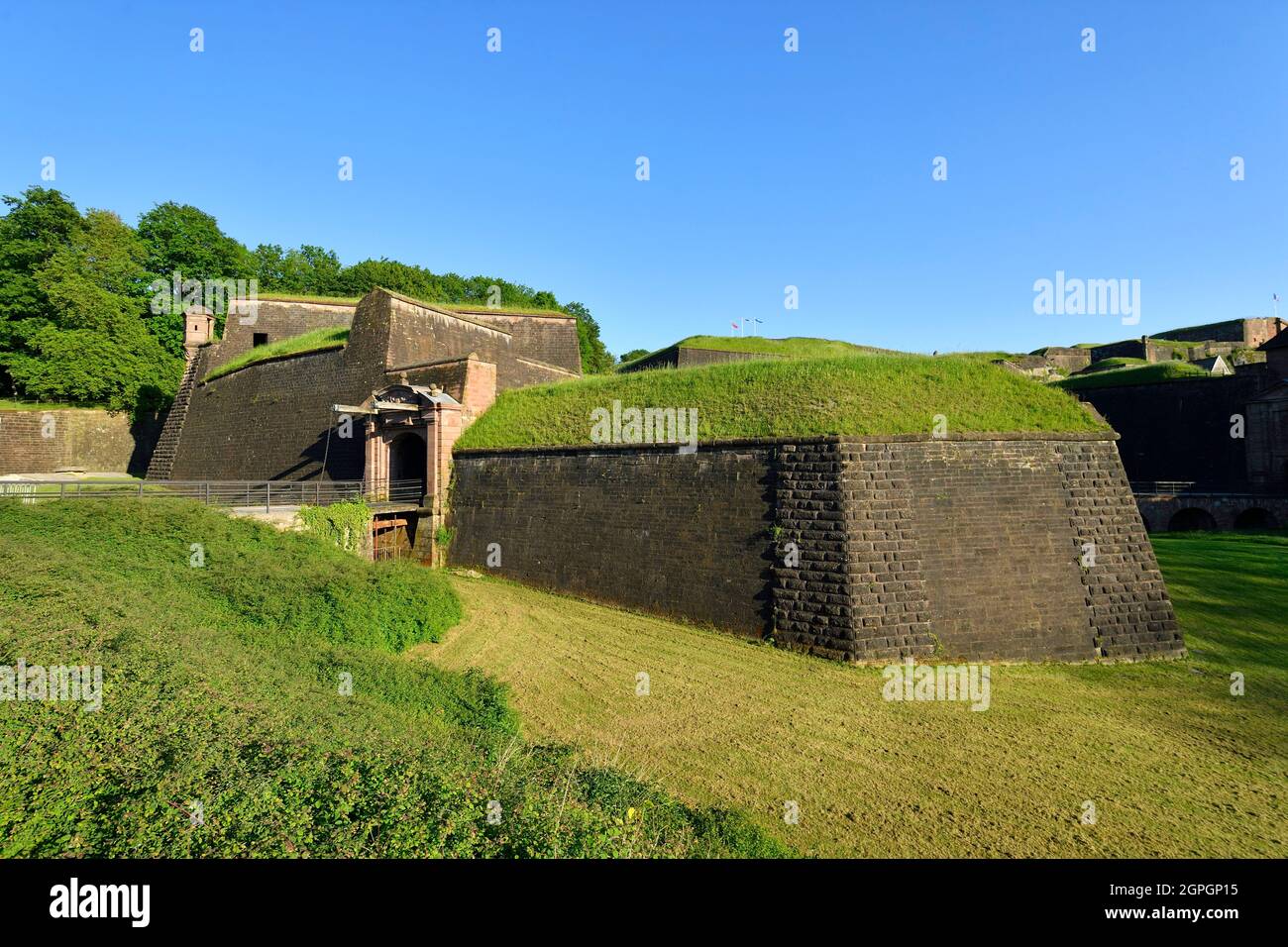 France, Territoire de Belfort, Belfort, citadel of Vauban, castle ...
