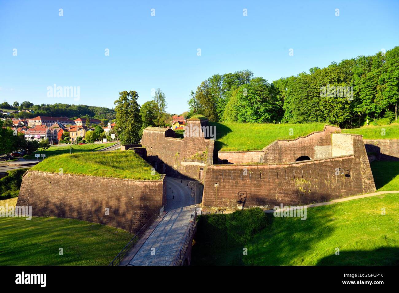 France, Territoire de Belfort, Belfort, citadel of Vauban, castle ...