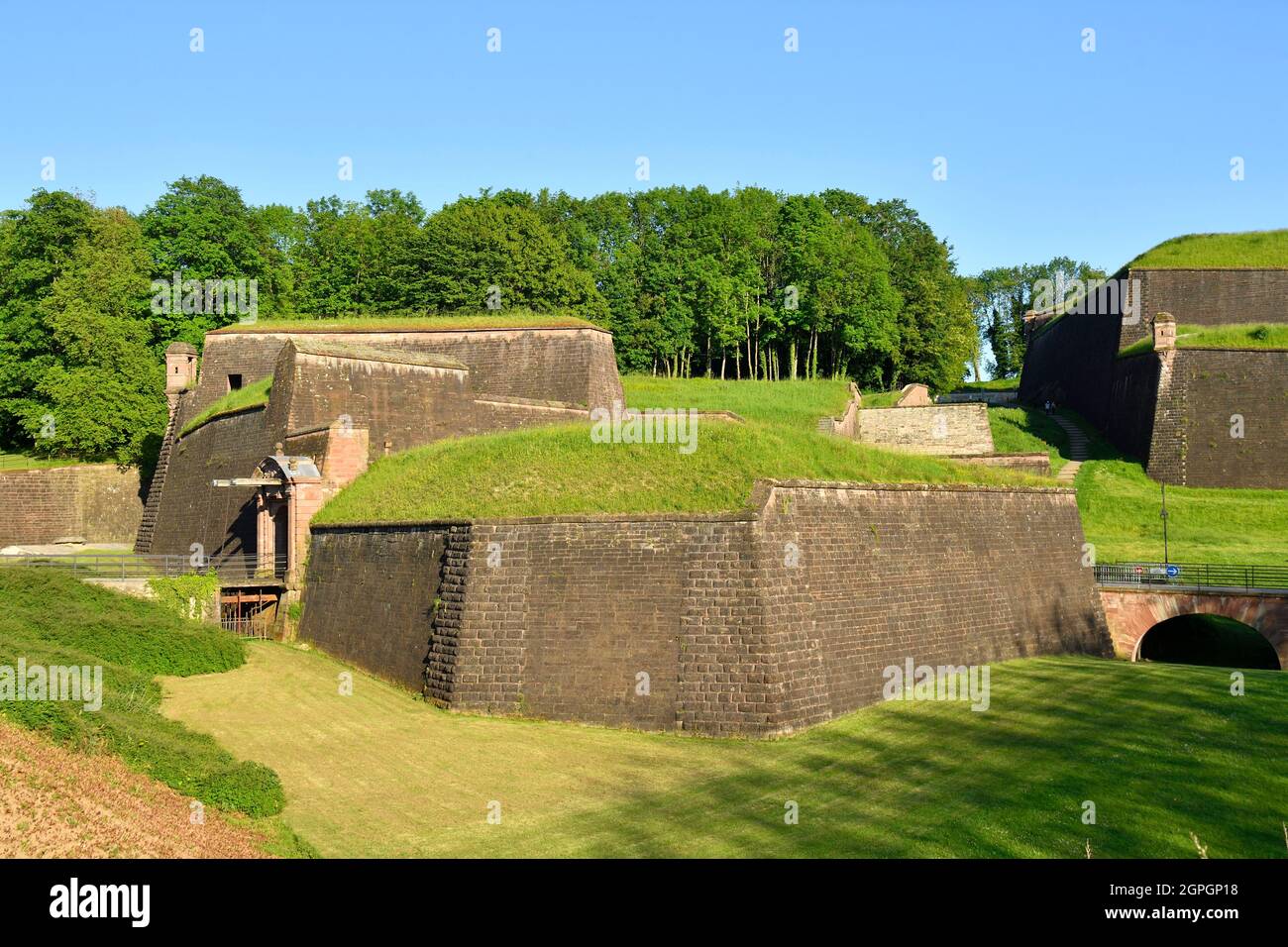 France, Territoire de Belfort, Belfort, citadel of Vauban, castle ...