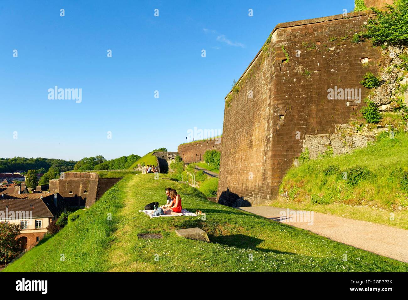 France, Territoire de Belfort, Belfort, citadel of Vauban, castle Stock ...