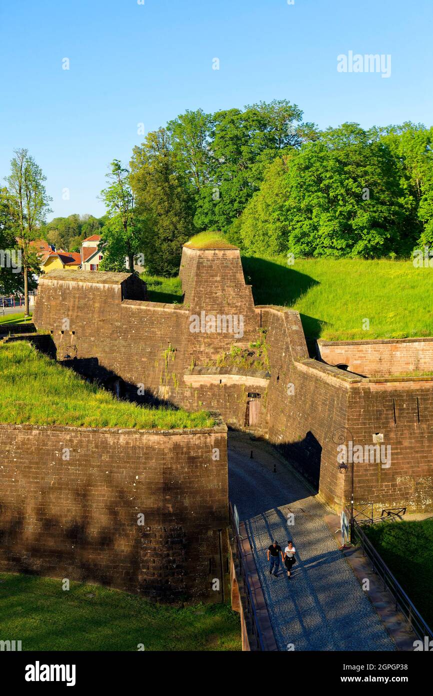 France, Territoire de Belfort, Belfort, citadel of Vauban, castle ...