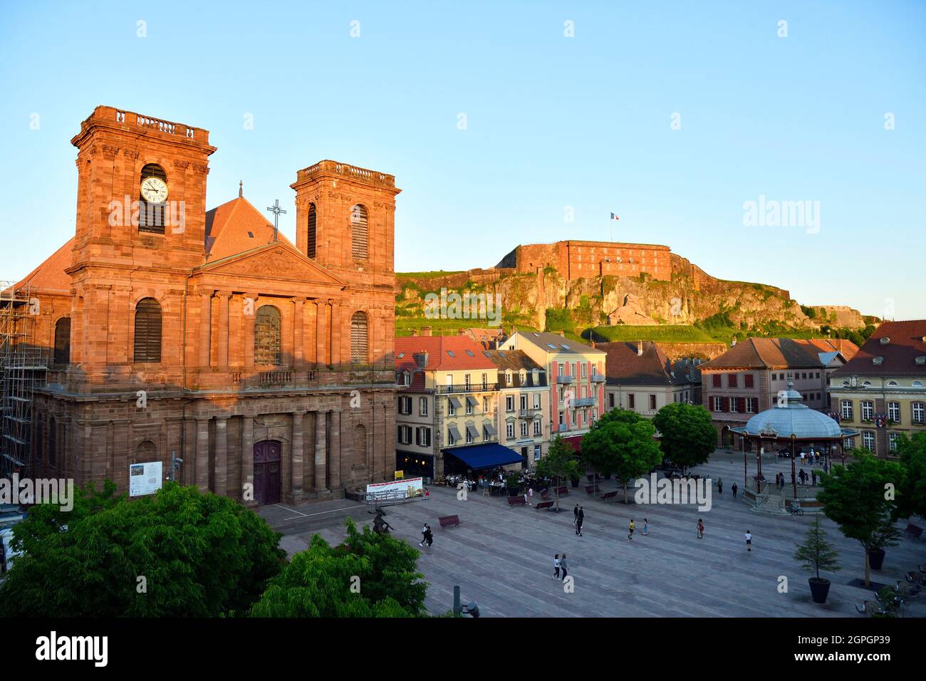 /France, Territoire de Belfort, Belfort, Place d'Armes, Saint ...