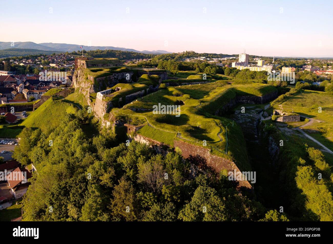France, Territoire de Belfort, Belfort, citadel of Vauban, castle ...