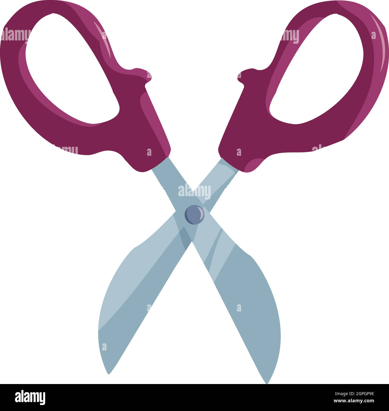 Tailors scissors icon, cartoon style Stock Vector Image & Art - Alamy