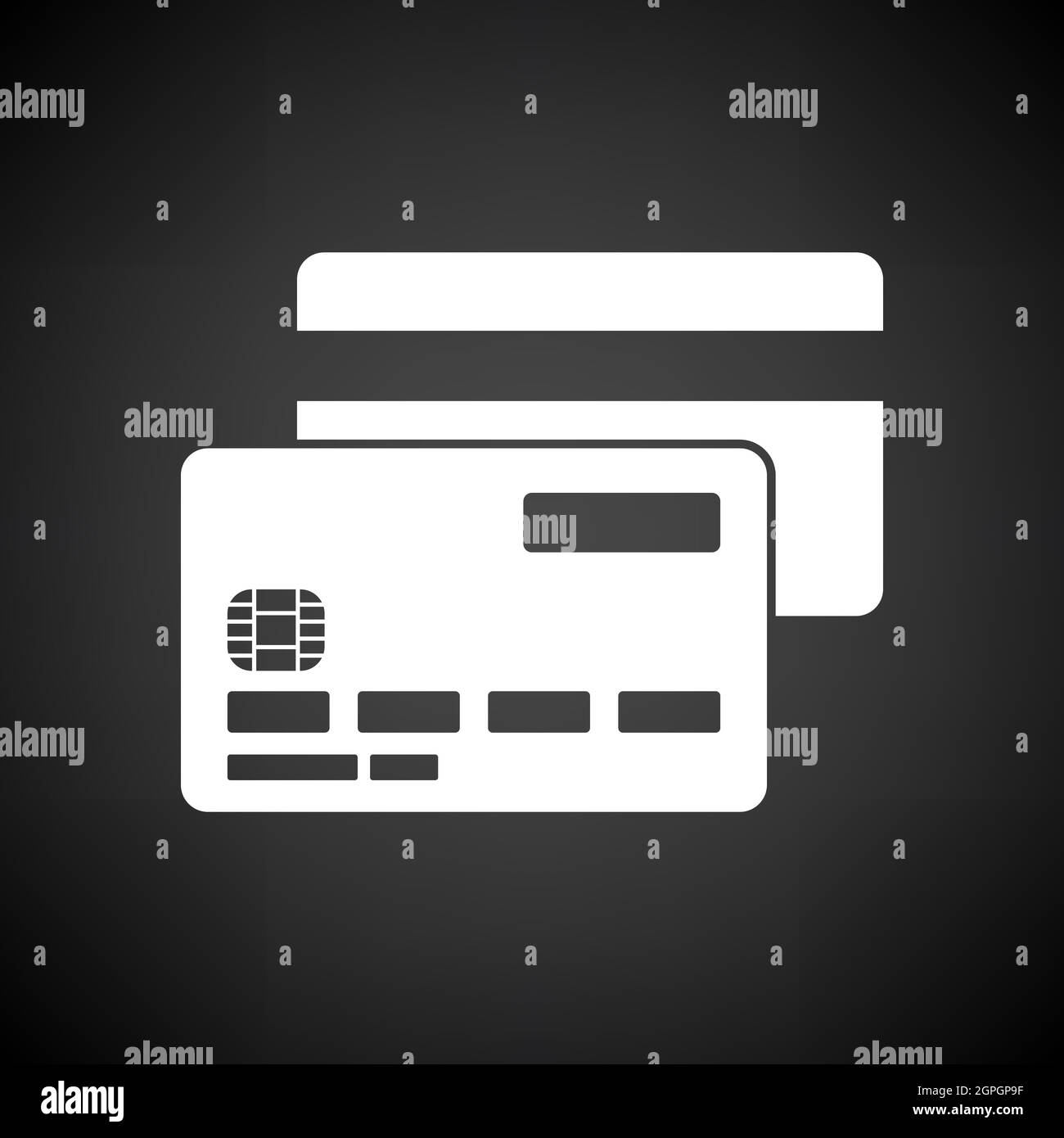 Front And Back Side Of Credit Card Icon Stock Vector Image & Art - Alamy