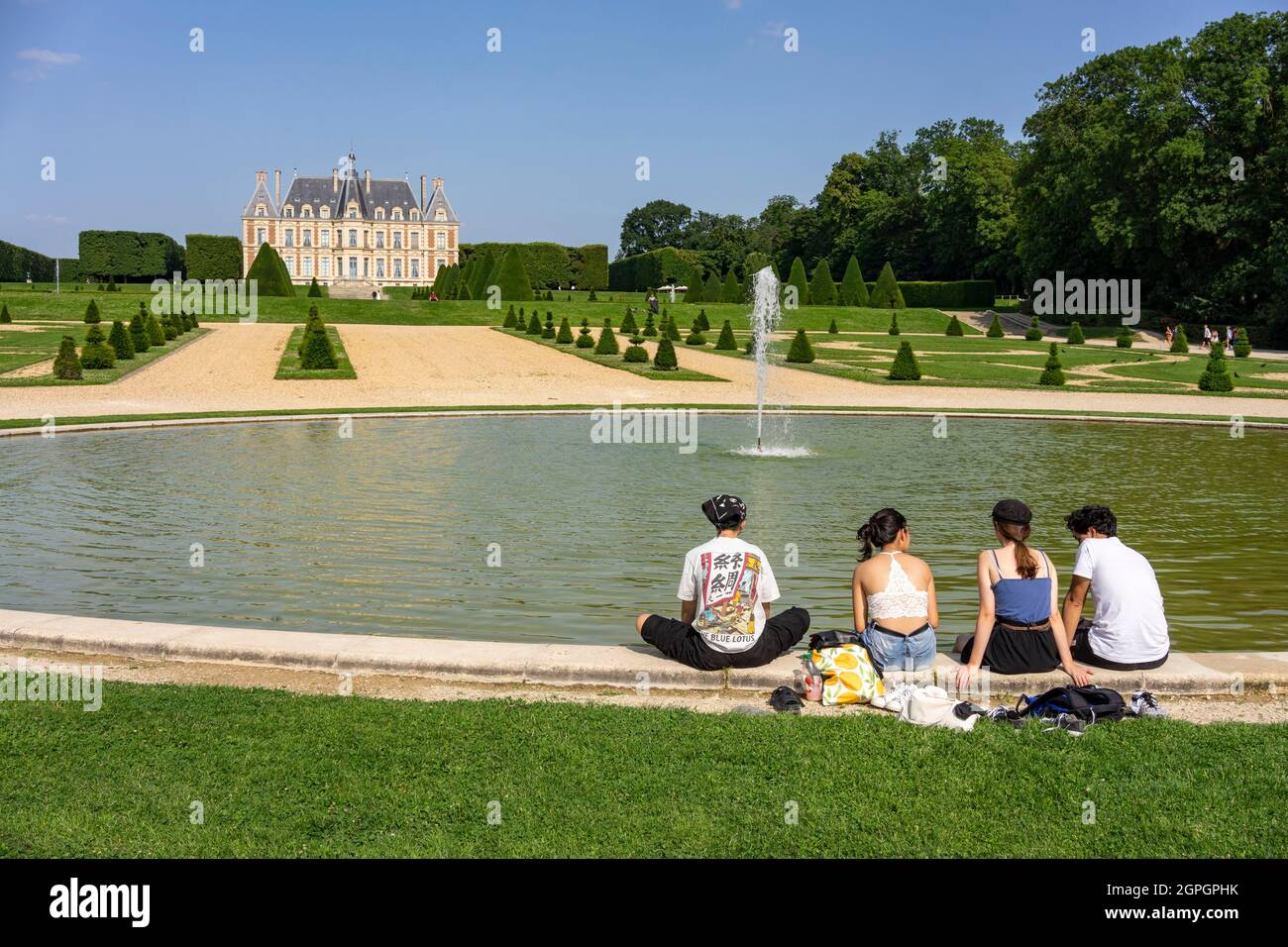 France, Hauts de Seine, Sceaux, park and castle, the Park of Sceaux ...