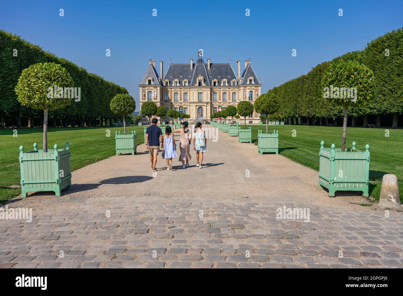 France, Hauts de Seine, Sceaux, park and castle, the Park of Sceaux ...
