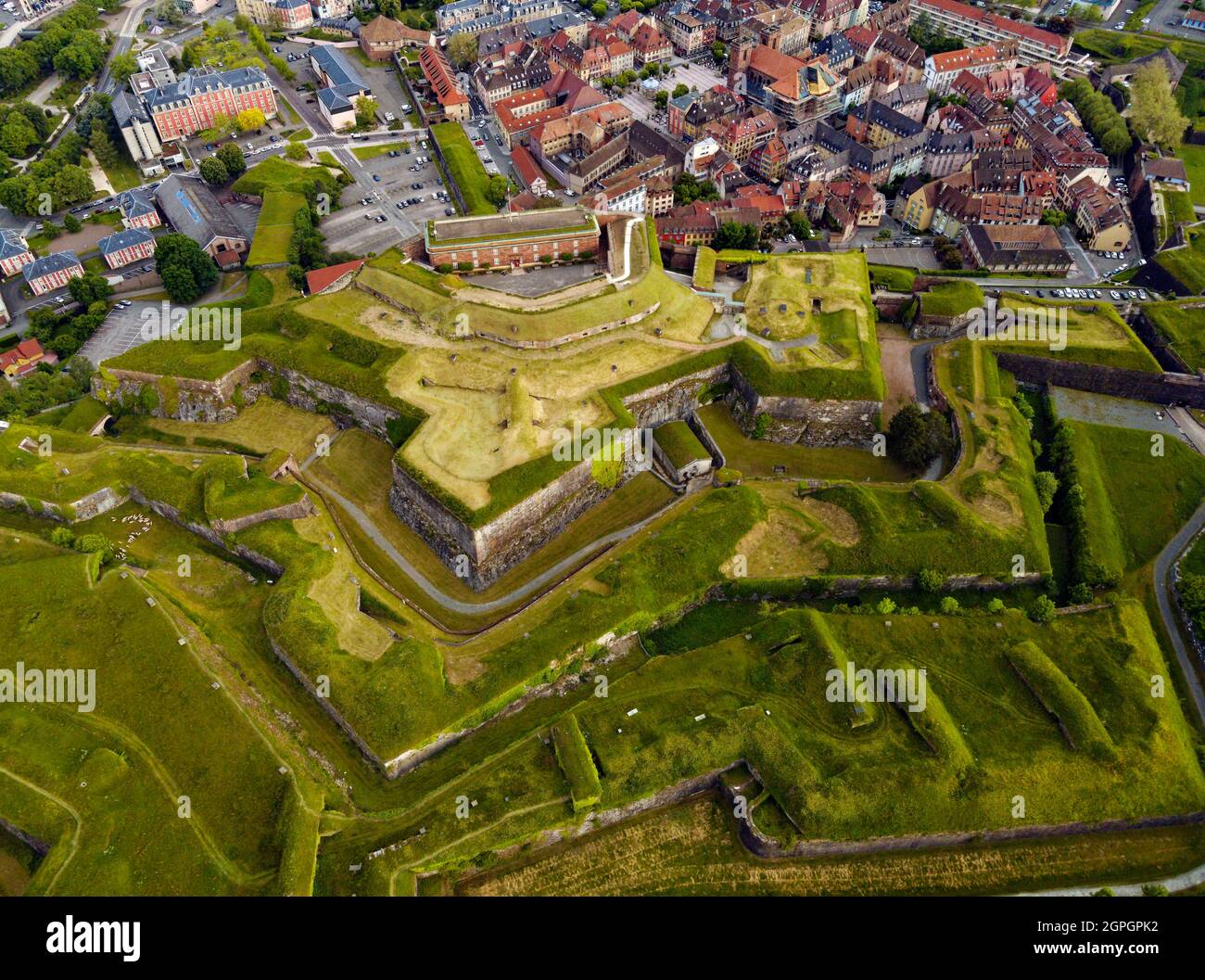 France, Territoire de Belfort, Belfort, citadel of Vauban, castle ...