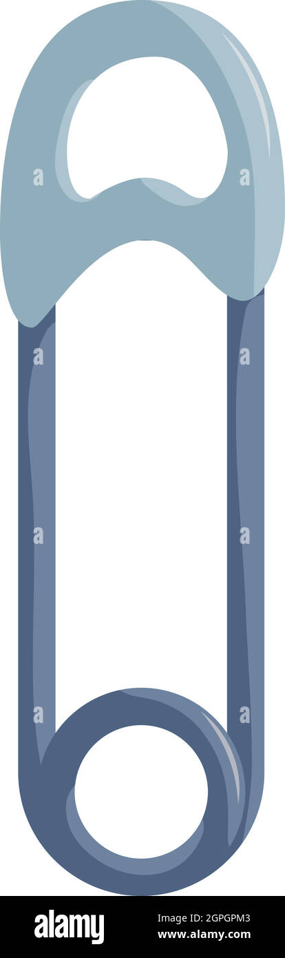 Safety pin icon, cartoon style Stock Vector Image & Art - Alamy