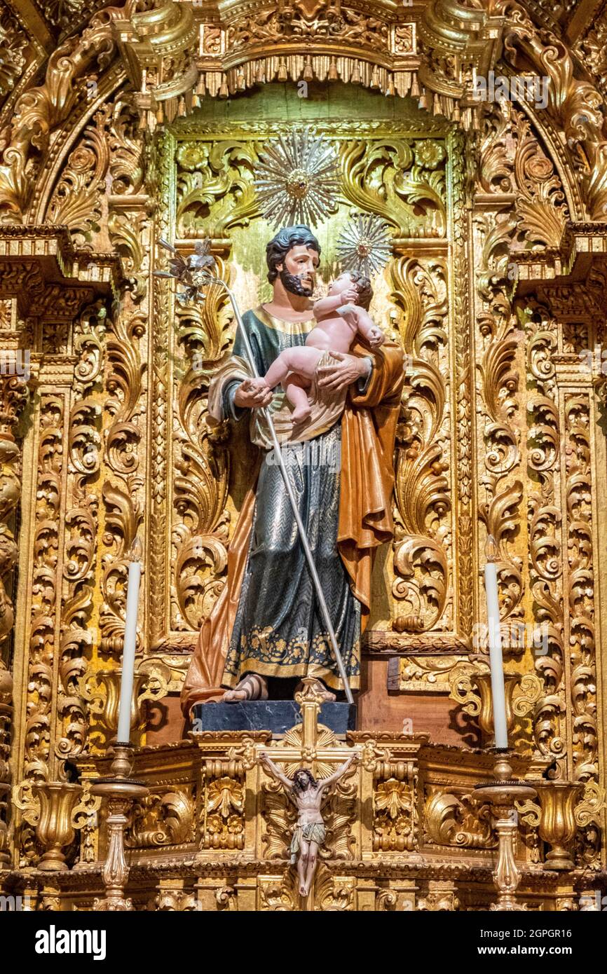 Portugal, Algarve, Faro, the old town, Church of Carmo Stock Photo - Alamy