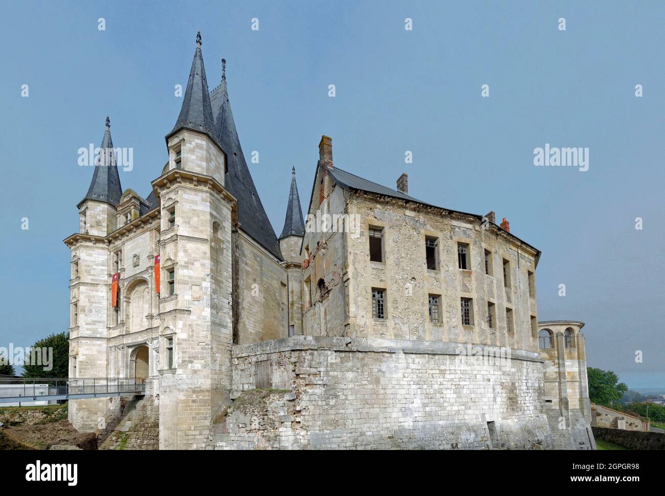 France, Eure, Gaillon, castle of Gaillon, first castle of the ...