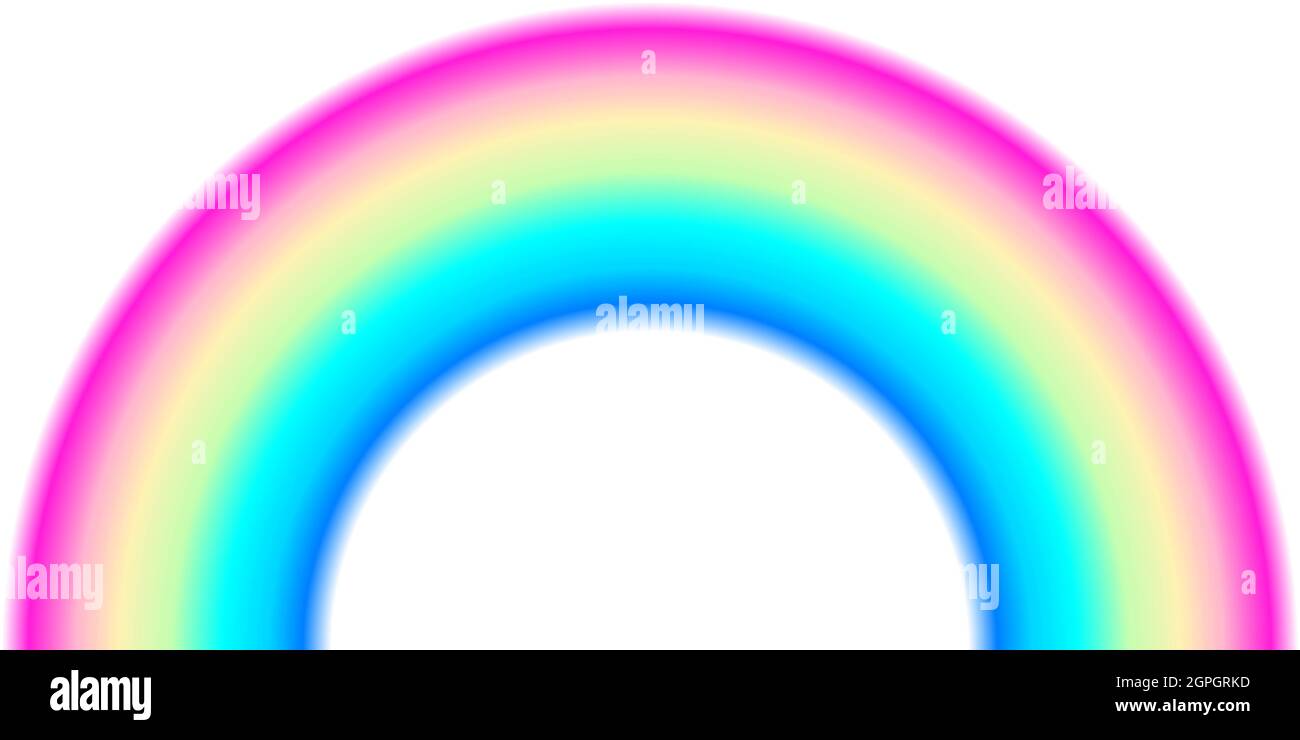 Semi circle rainbow Cut Out Stock Images & Pictures - Alamy