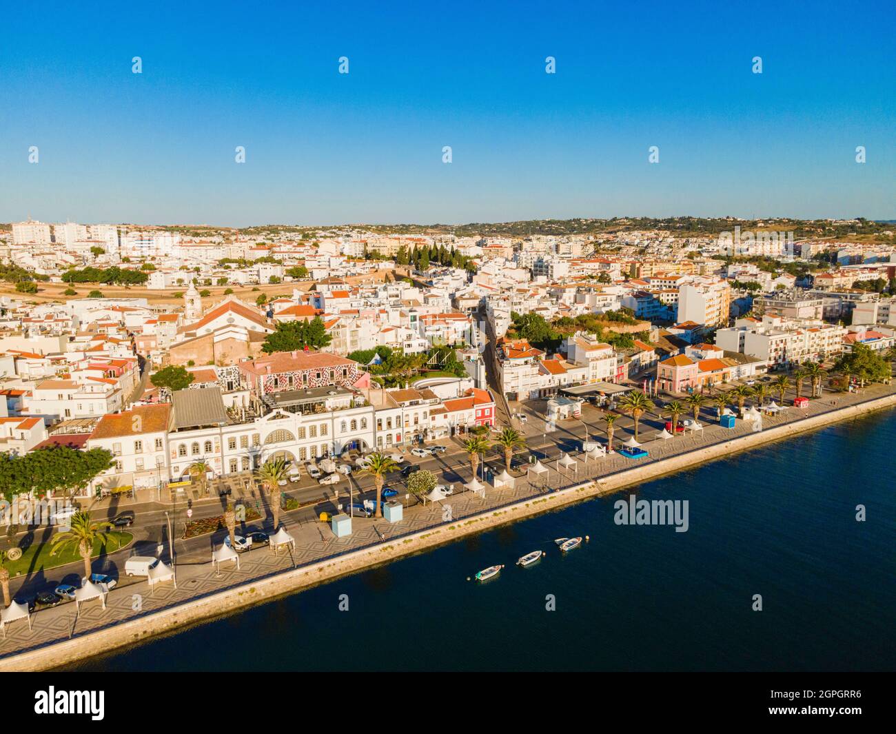 Portugal, Algarve, Lagos (aerial view Stock Photo - Alamy