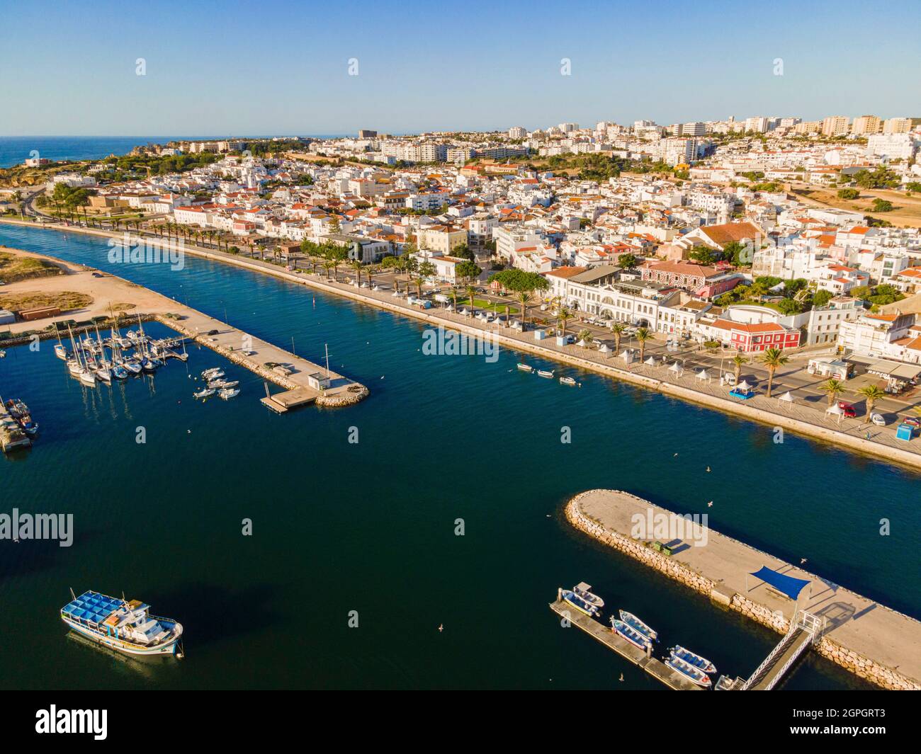 Aerial view of marina portugal hi-res stock photography and images - Alamy