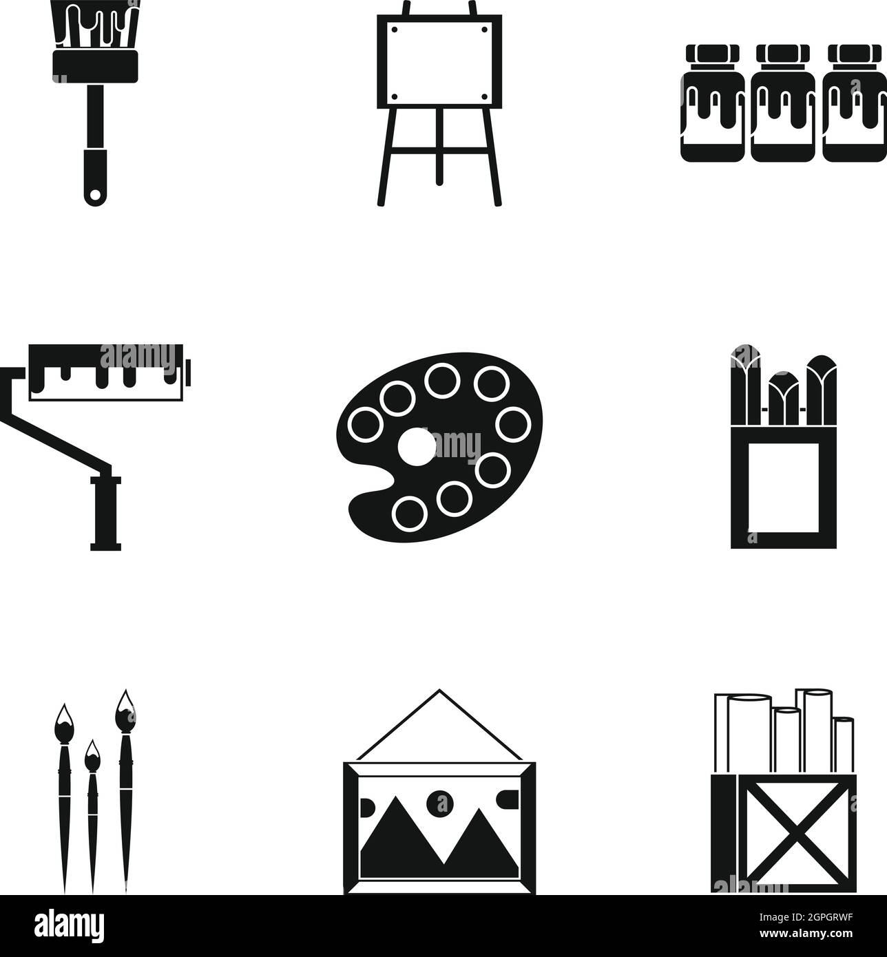 Simple cute art Black and White Stock Photos & Images - Alamy