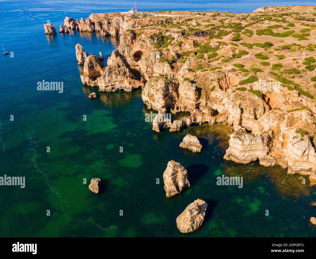Aerial view algarve coast hi-res stock photography and images - Alamy