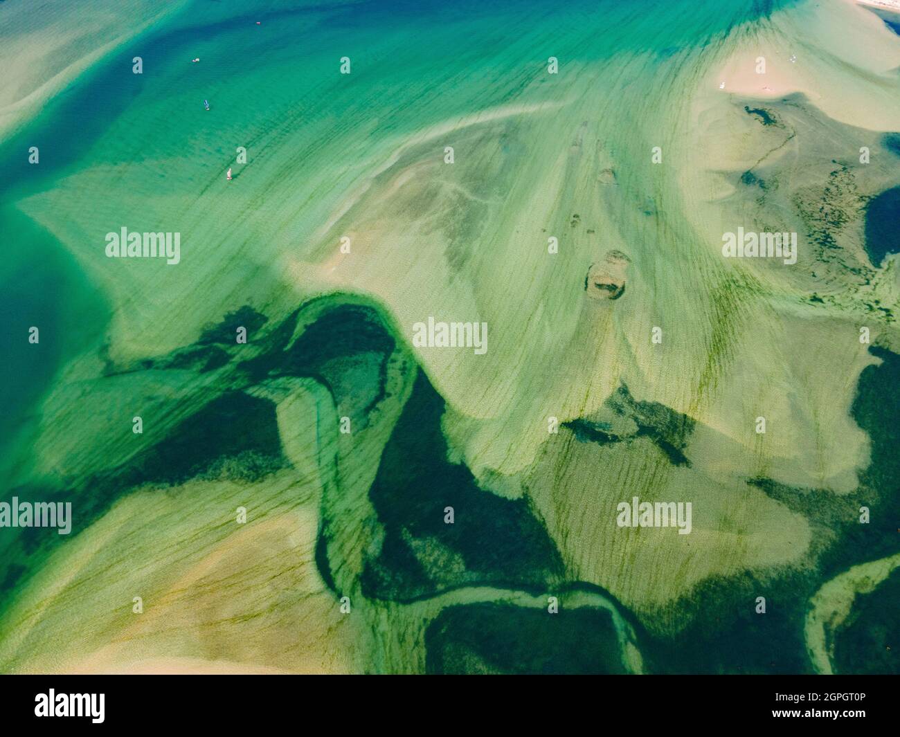 Portugal, Algarve, Fuseta, Ria Formosa natural Park, Praia da Fuseta ...