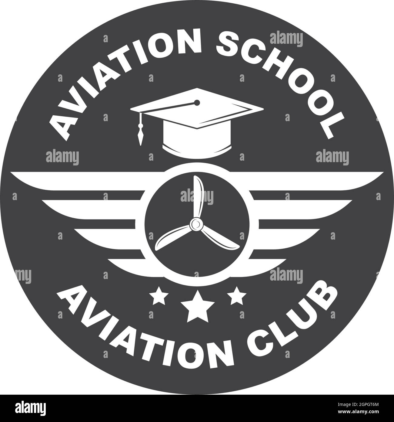 aviation academy vector illustration design Stock Vector Image & Art ...