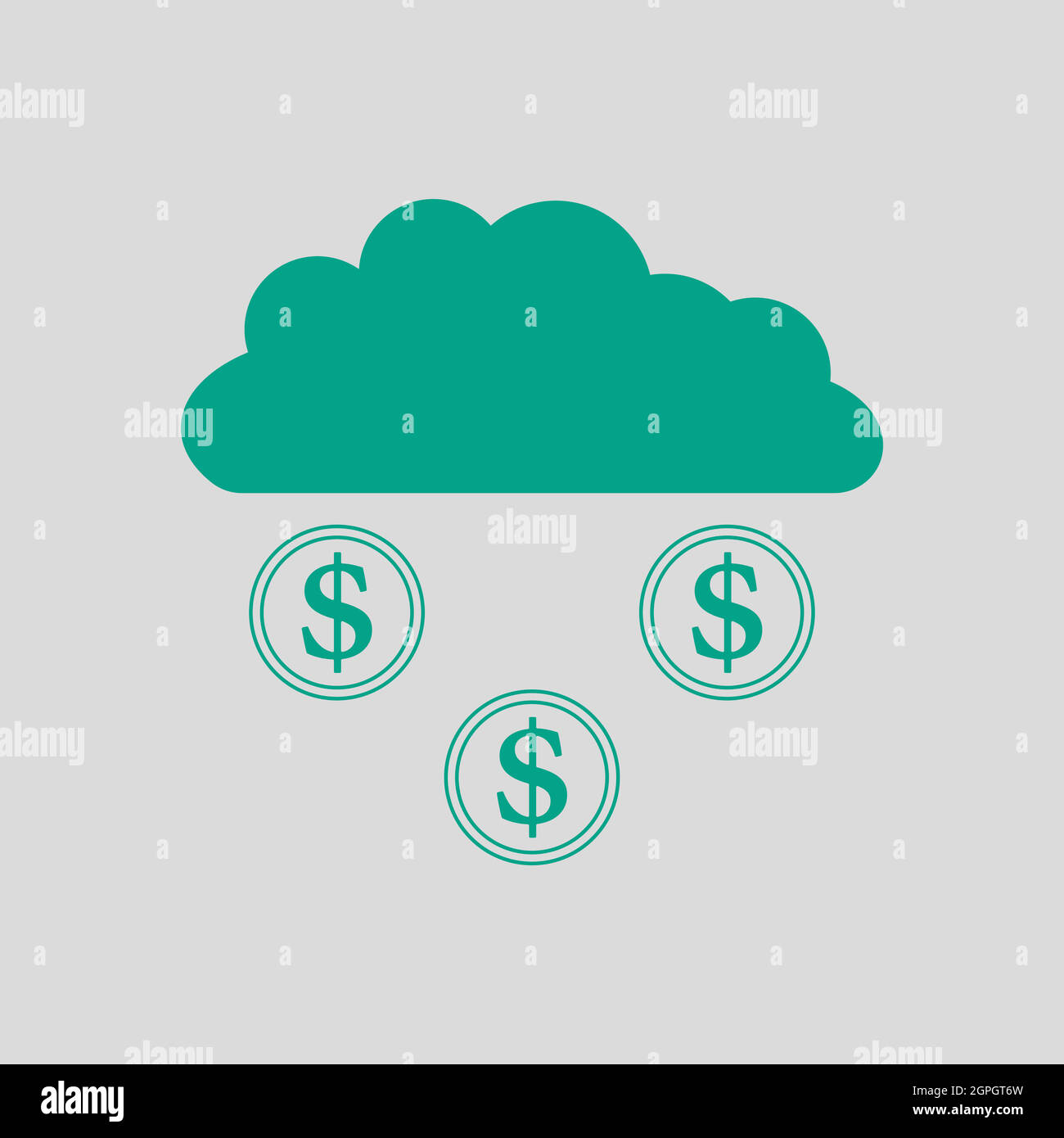 Money coins rain Stock Vector Images - Alamy