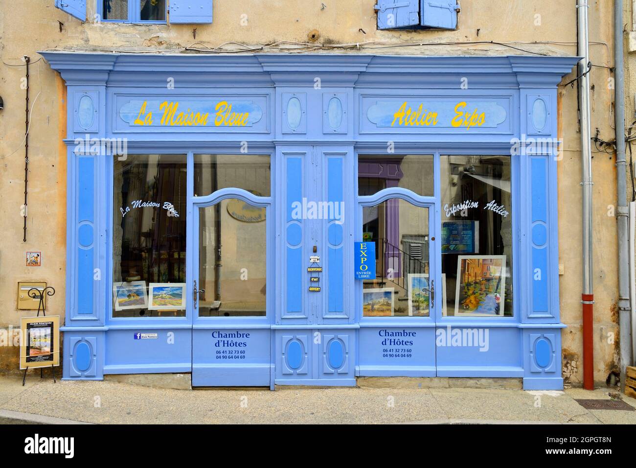 France, Vaucluse, Sault district, Sault village, typically Provencal ...