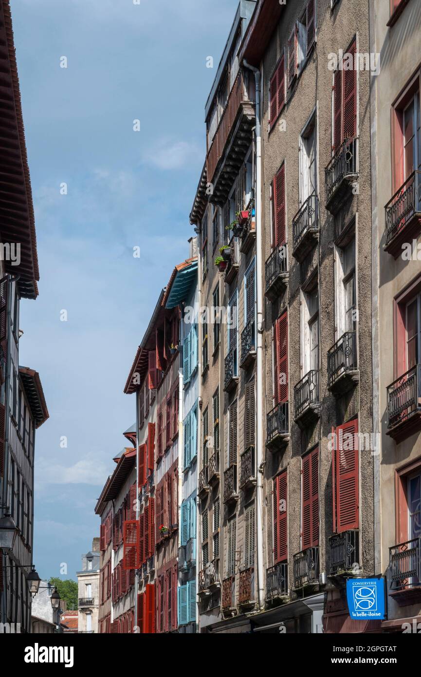 France, Pyrenees Atlantiques, Bayonne, Pays Basque, historic city ...