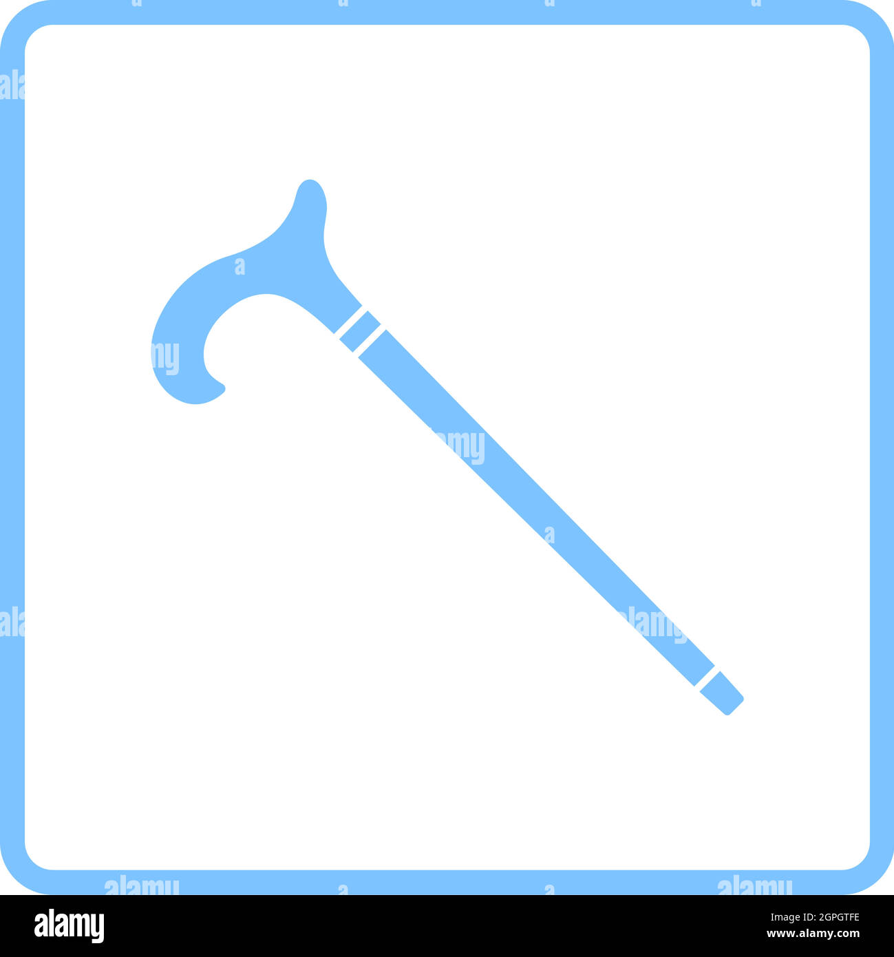 Walking Stick Icon Stock Vector Image & Art - Alamy