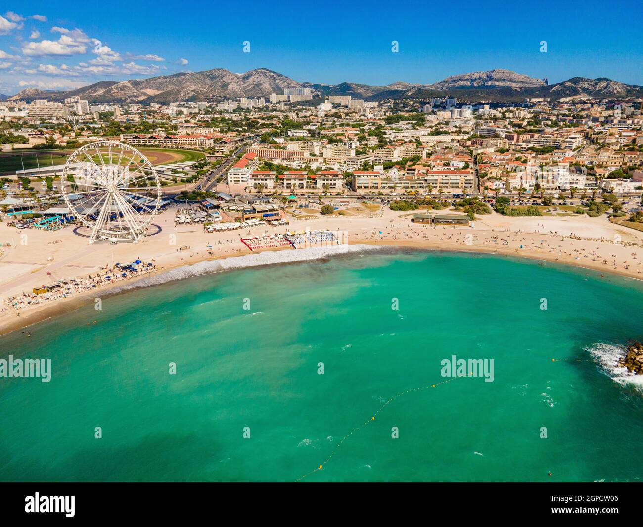 Prado Beach And Marseille High Resolution Stock Photography and Images ...