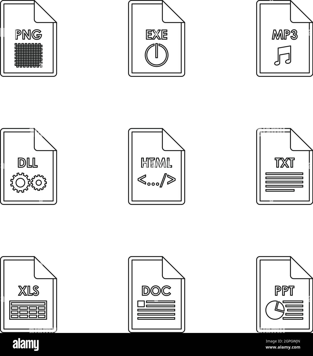 Set of documents hi-res stock photography and images - Alamy