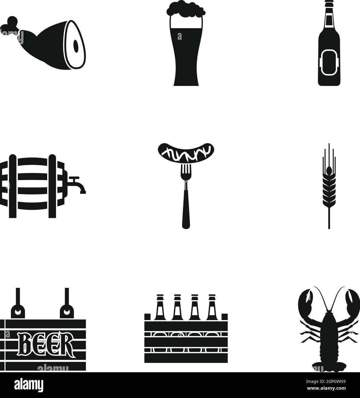 Barrel beer tap alcohol Black and White Stock Photos & Images - Alamy