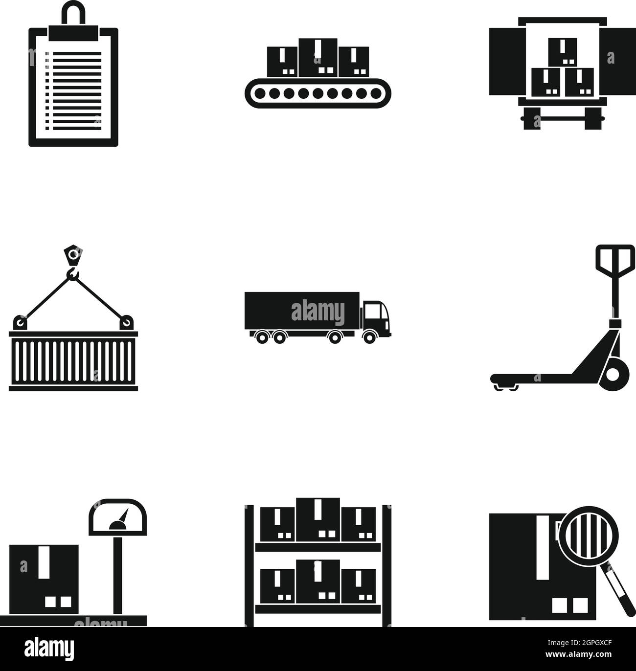 Cargo scales Black and White Stock Photos & Images - Alamy