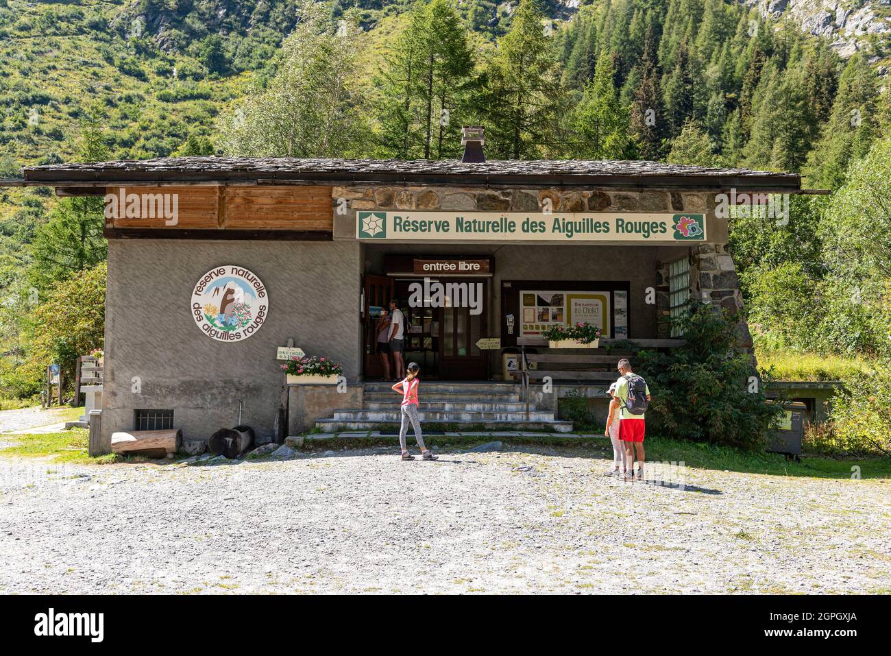 France, Haute-Savoie (74), Chamonix-Mont-Blanc, Massif des Aiguilles ...