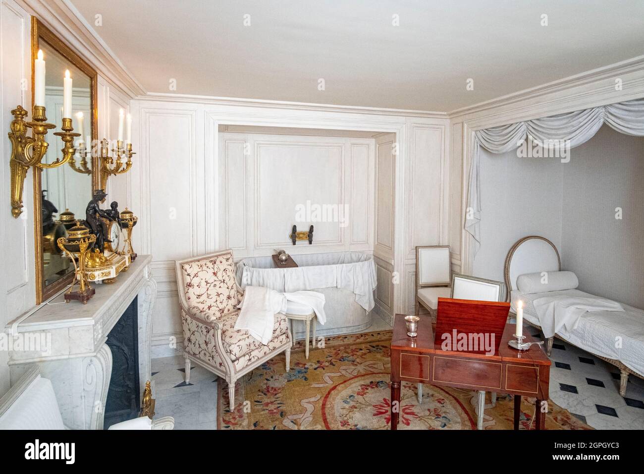 France, Paris, the Hotel de la Marine created in the 18th century by ...