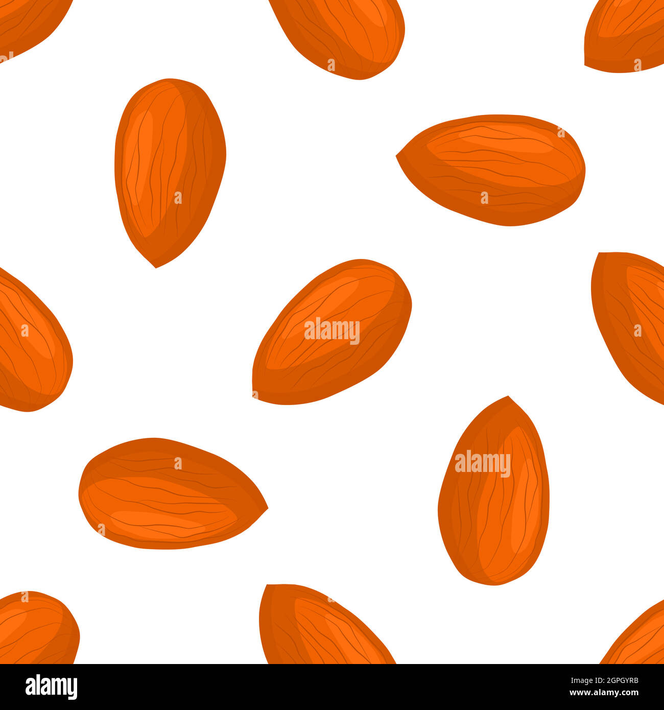 Roasted almond Stock Vector Images - Alamy