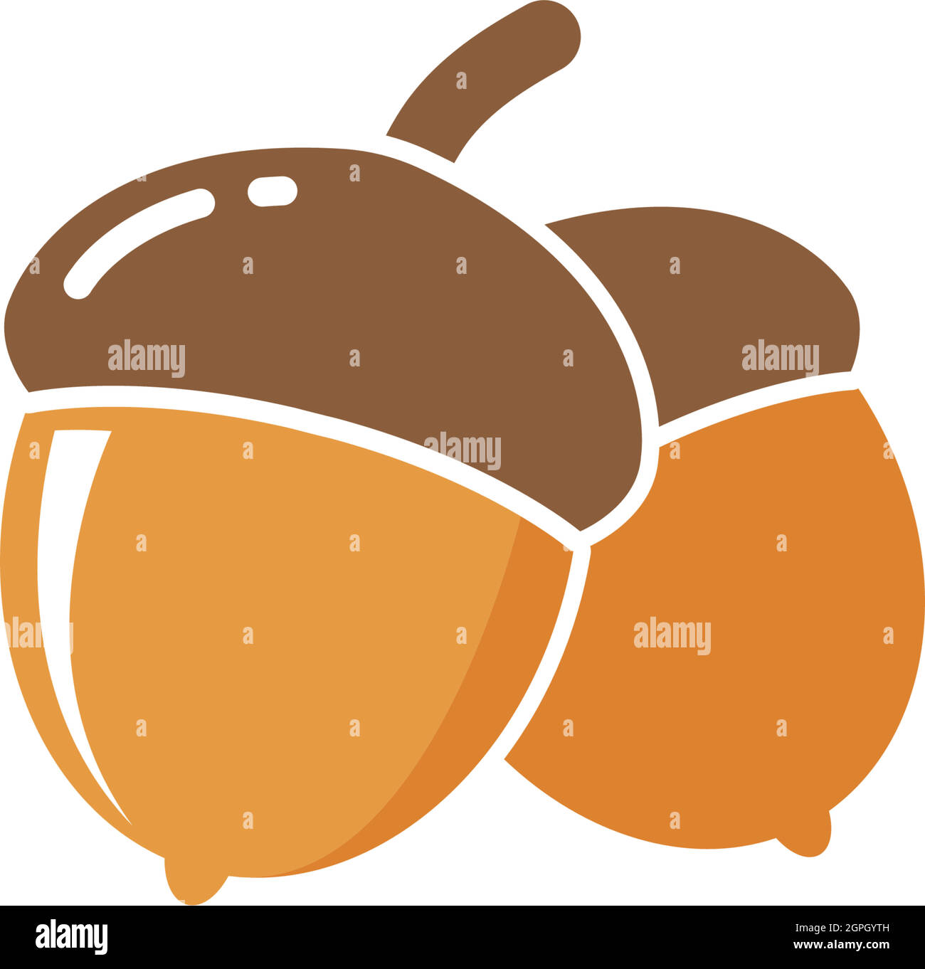 oak acorn vector illustration design Stock Vector Image & Art - Alamy