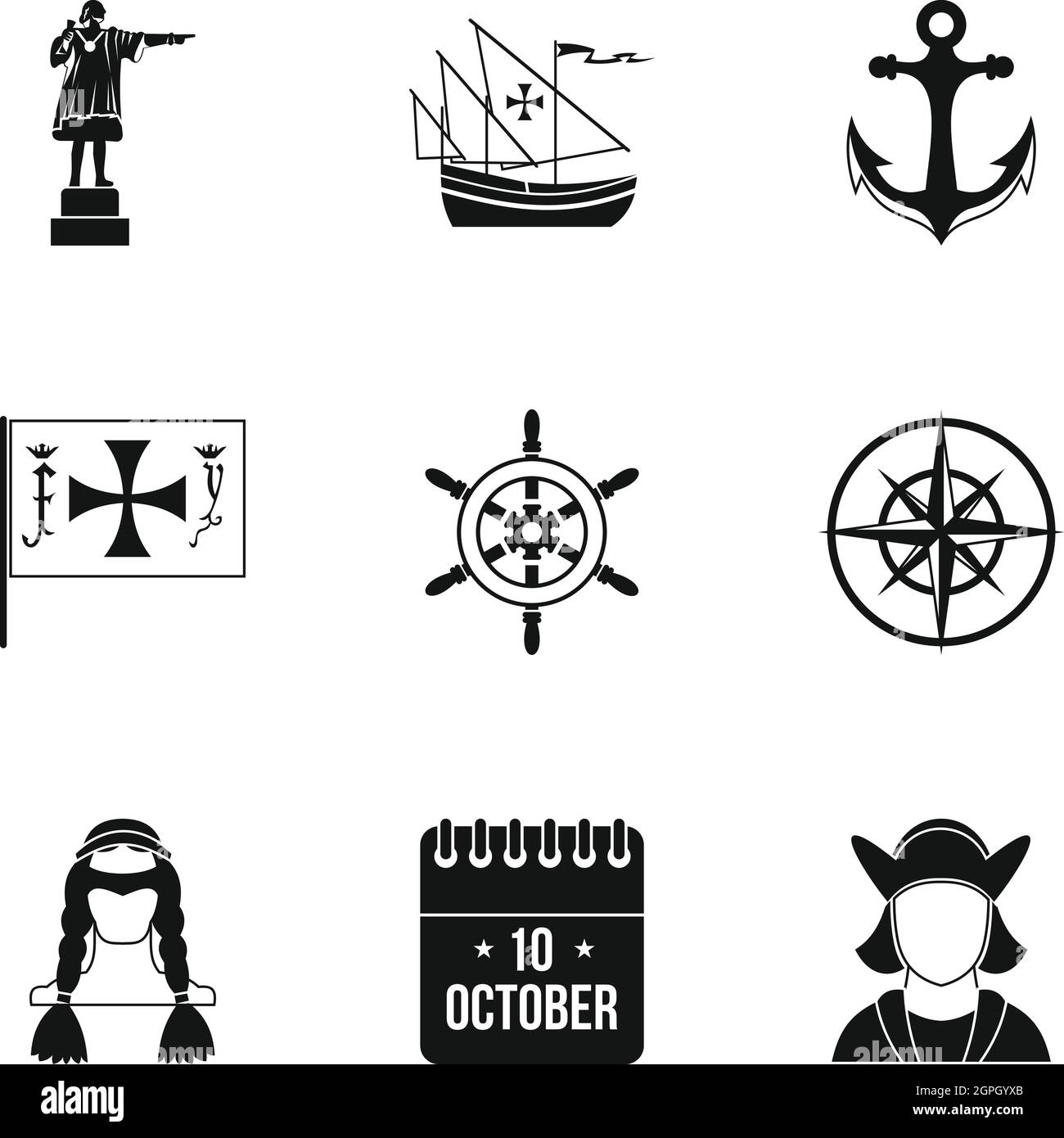 Simple avatar collection Stock Vector Images - Alamy