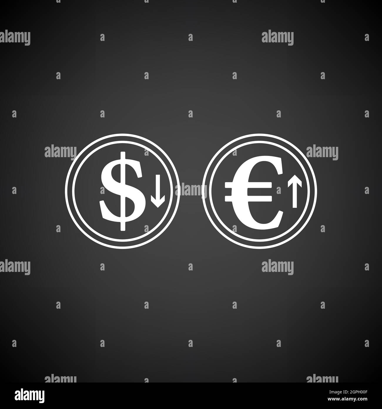 Profit growth black icon Stock Vector Images - Alamy