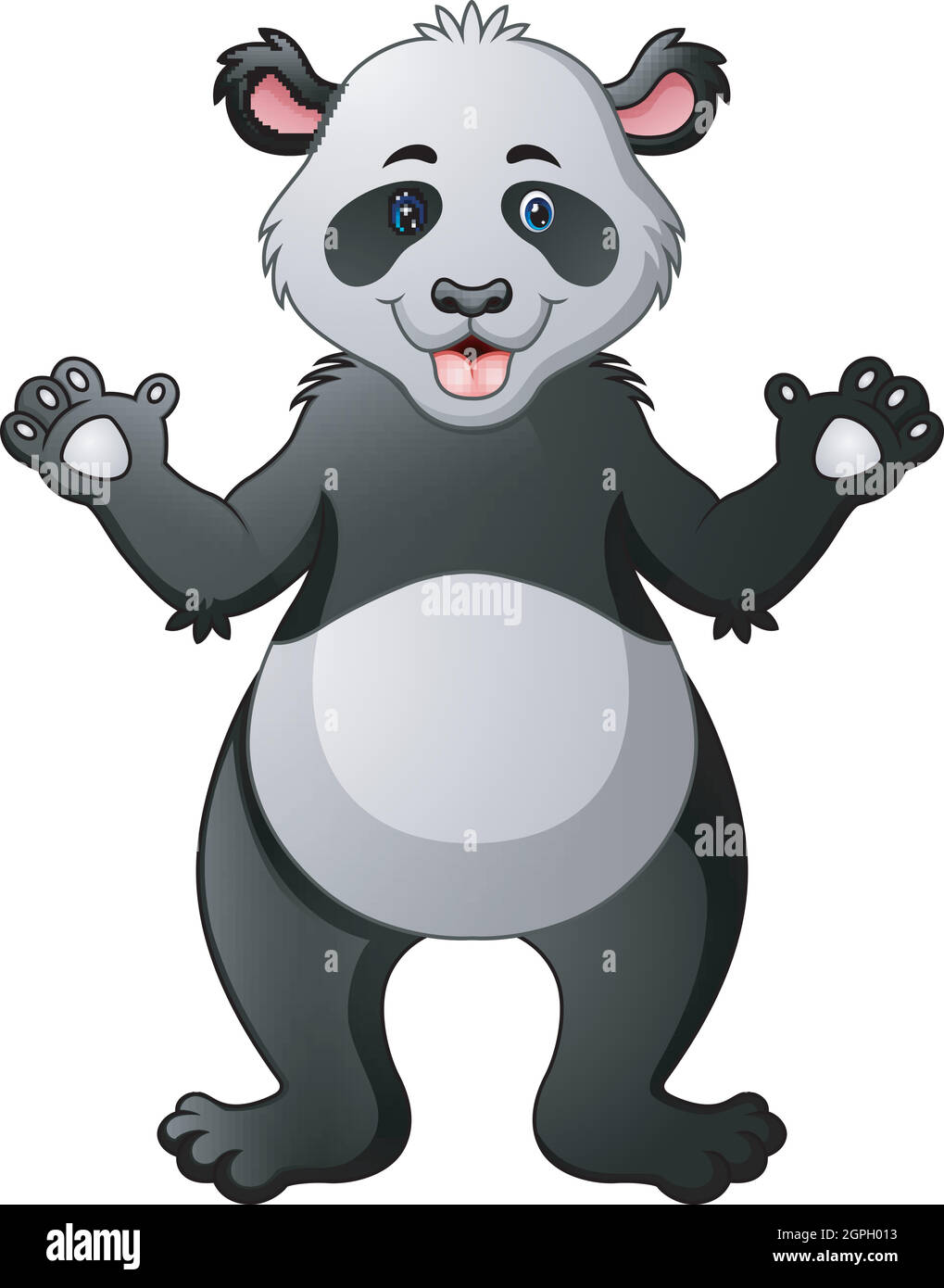 Cute panda cartoon Stock Vector Image & Art - Alamy