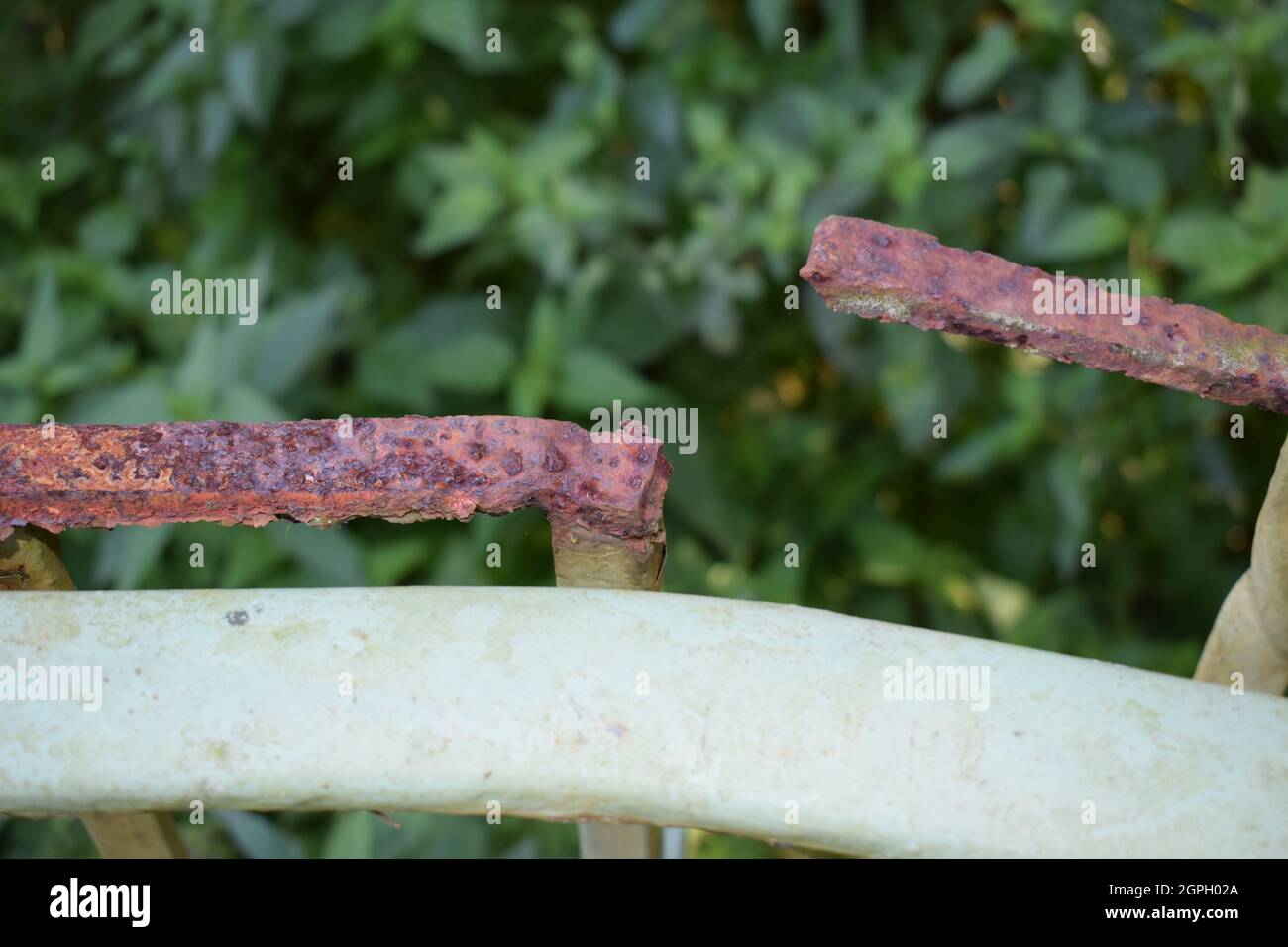 cracked rusty handle Stock Photo - Alamy