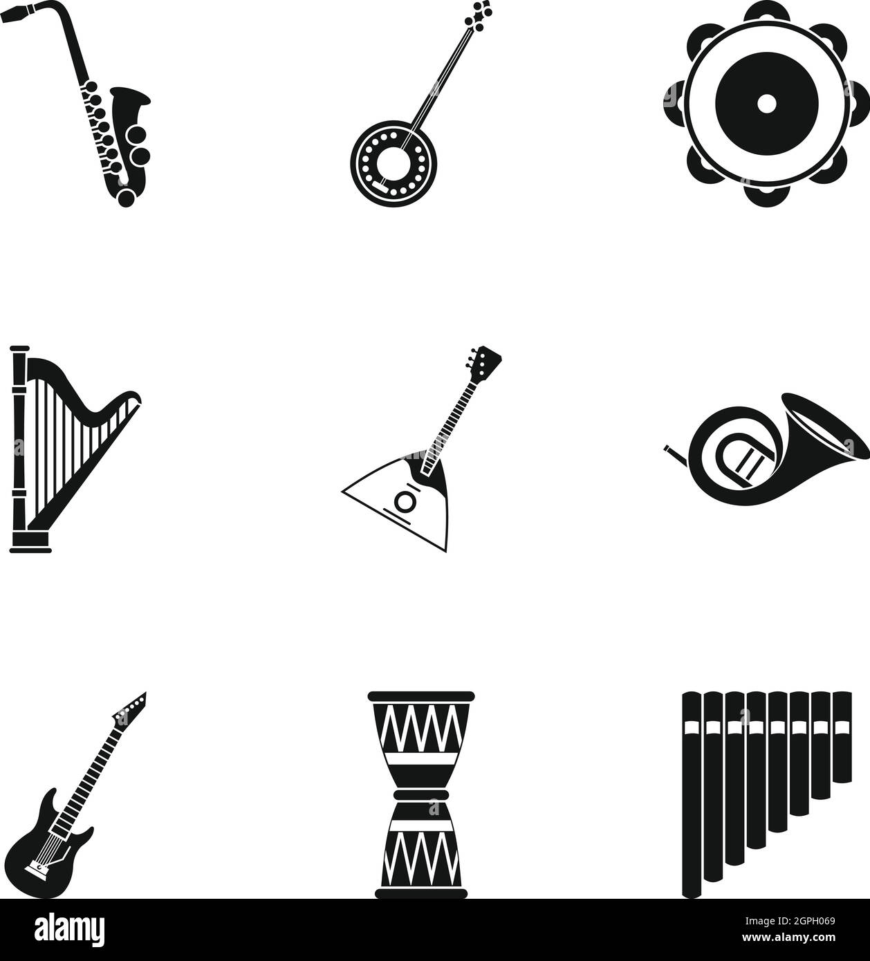 Music electronic drum set Stock Vector Images - Alamy