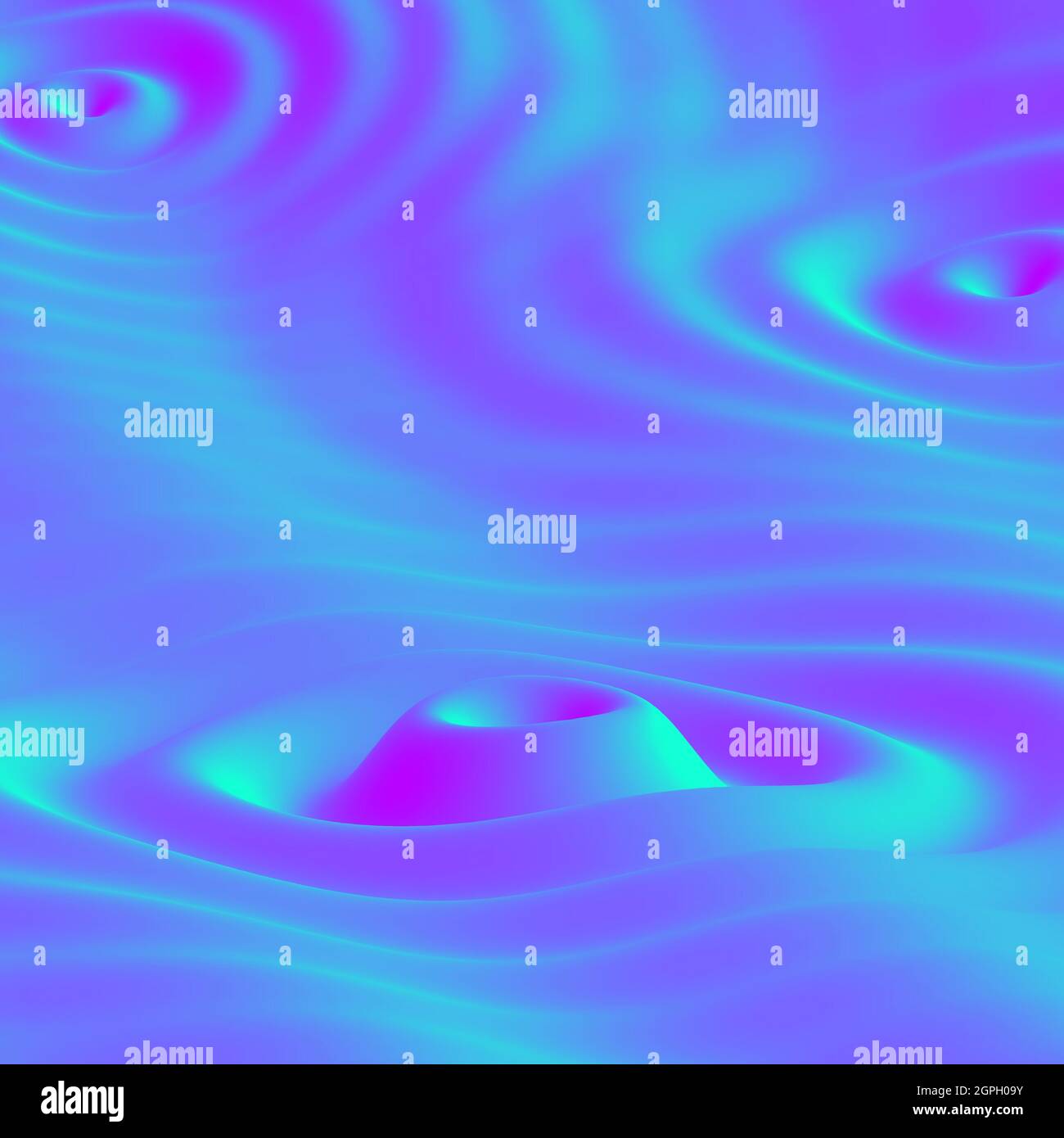 3D blue soundwave: visualization of music listen and digital sound ...