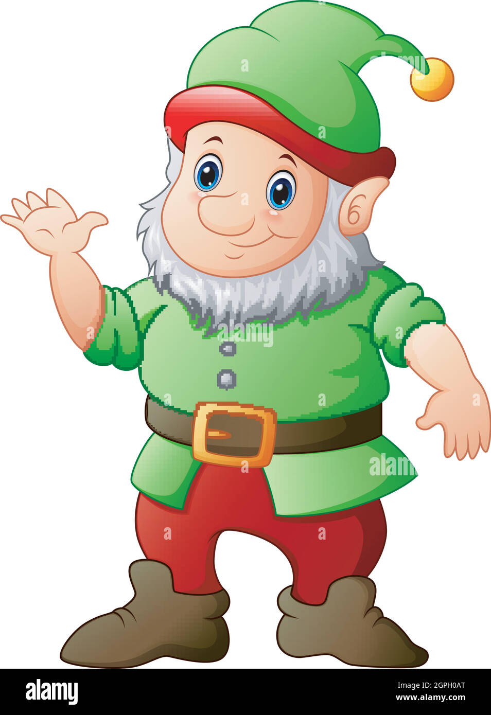 Fantasy garden gnome cartoon Stock Vector Images - Alamy
