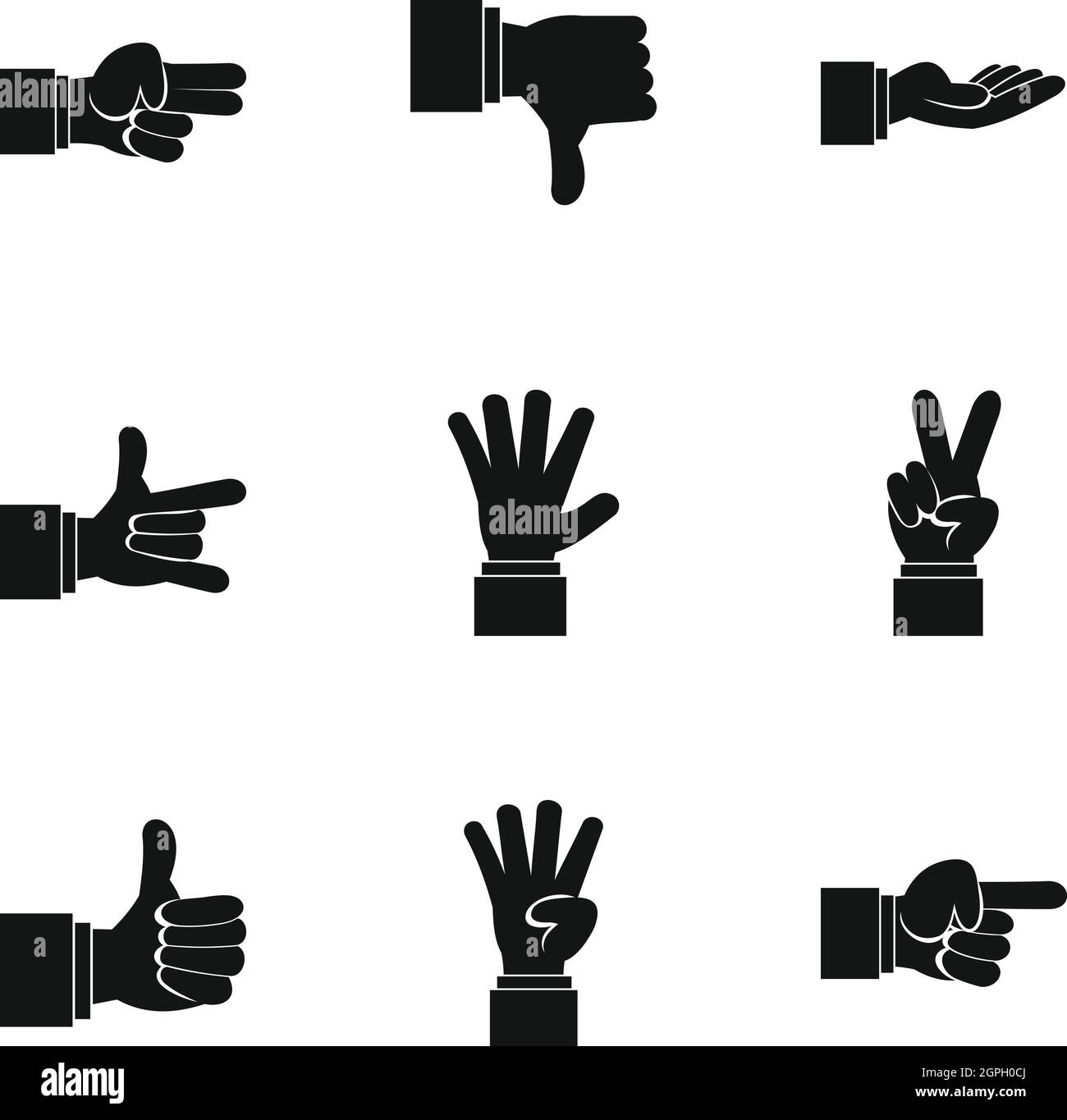 Two thumbs up icon hi-res stock photography and images - Alamy