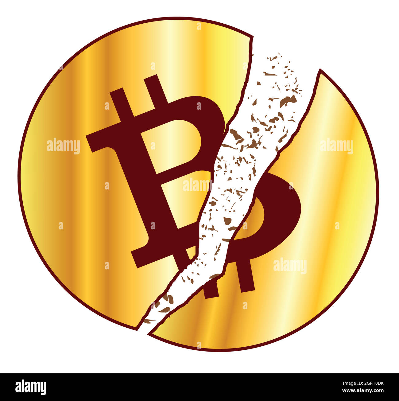 Bitcoin Digital Value Symbol Stock Vector Image & Art - Alamy