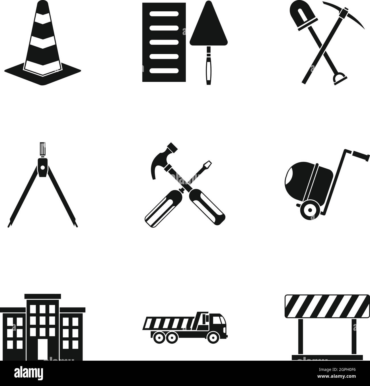 Repair icons set, simple style Stock Vector Image & Art - Alamy