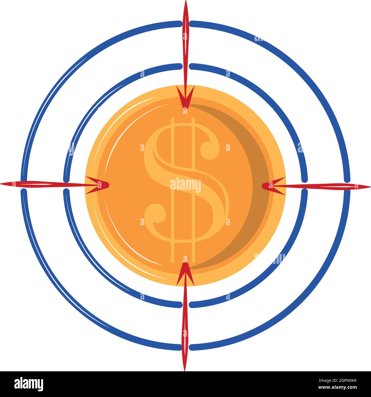 money target business Stock Vector Image & Art - Alamy