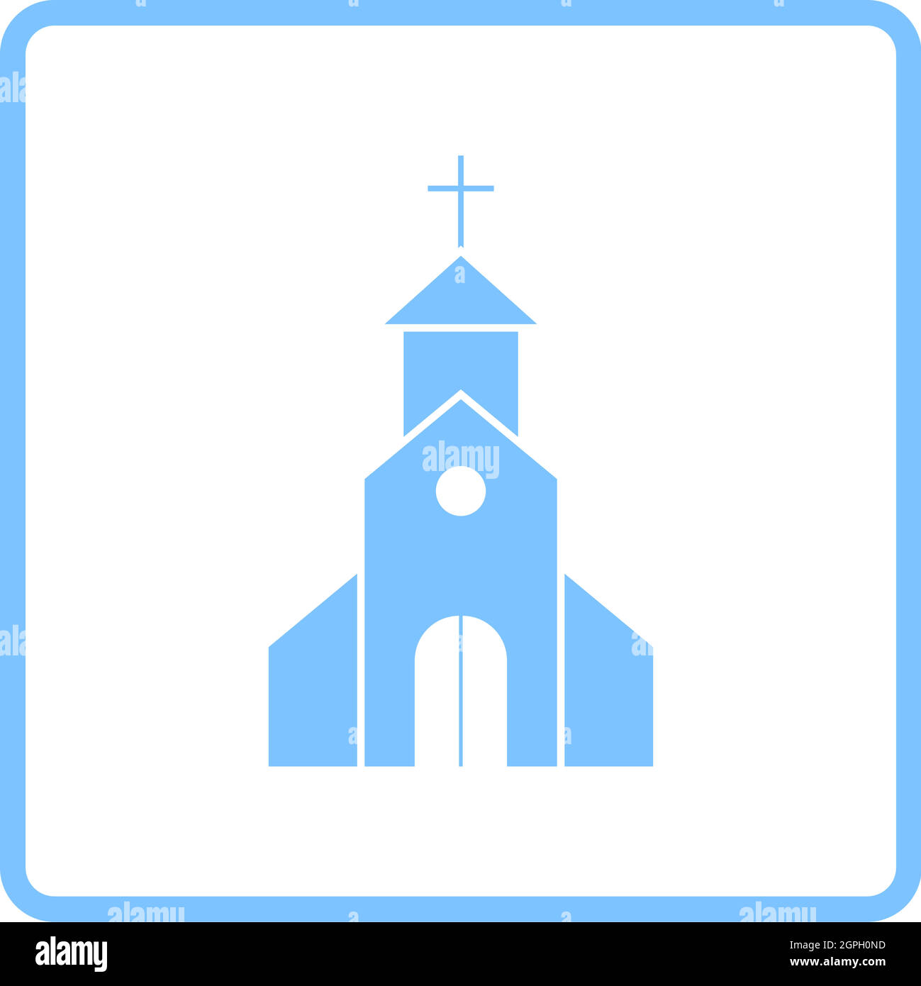 Old church square Stock Vector Images - Alamy