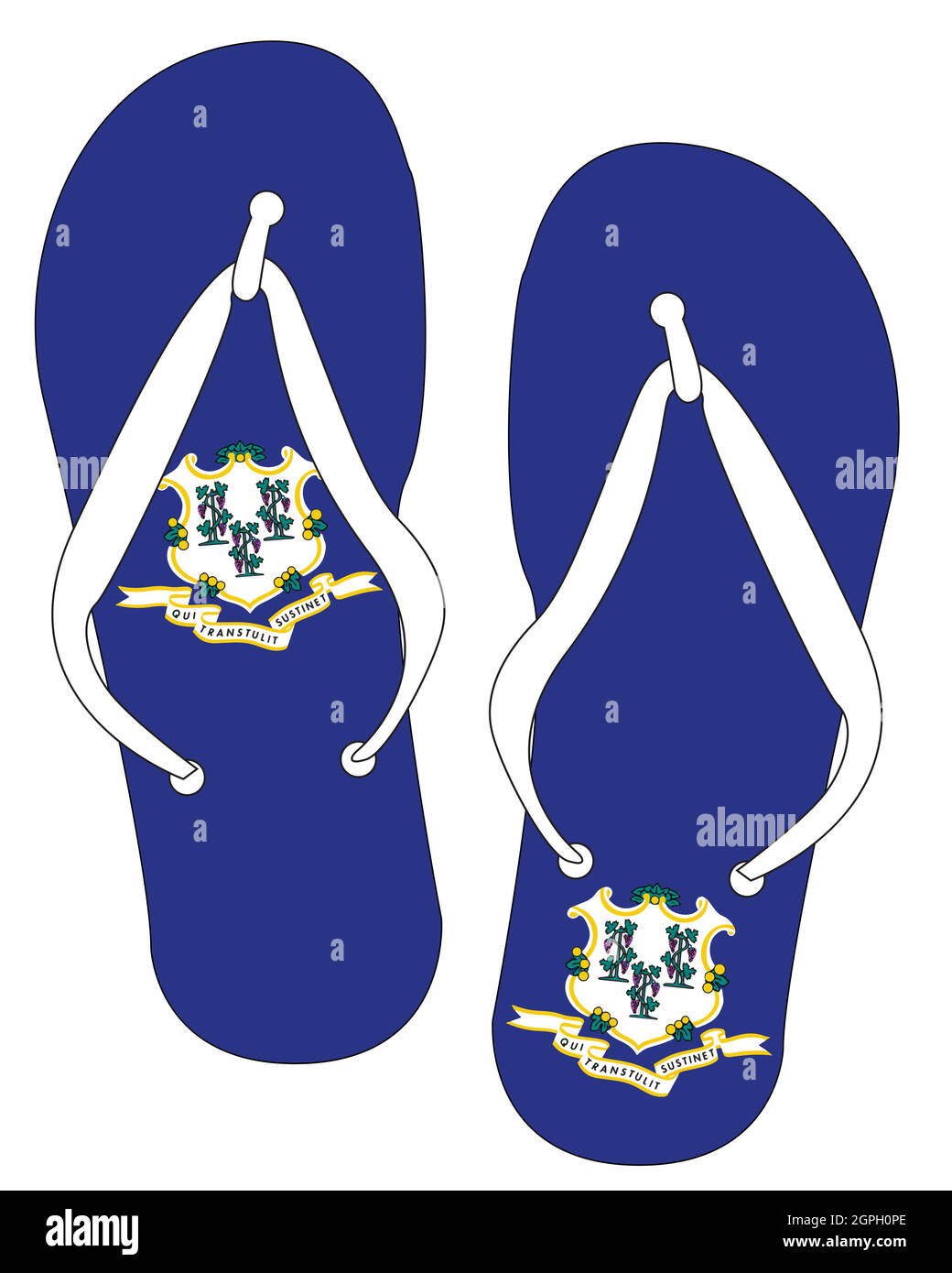 Flag state connecticut Cut Out Stock Images & Pictures - Alamy