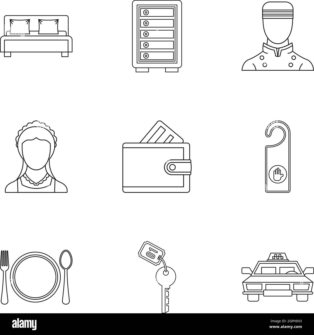 The luxury collection hotel key card Stock Vector Images - Alamy