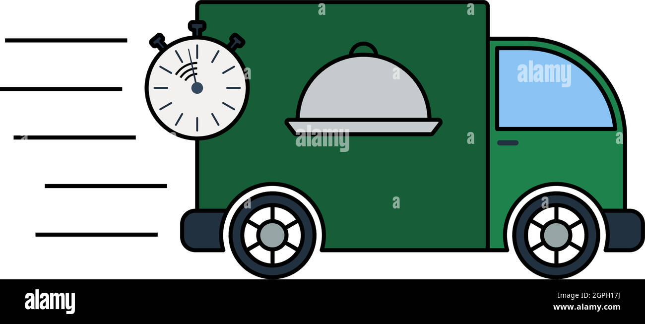 Fast order delivery color Stock Vector Images - Alamy