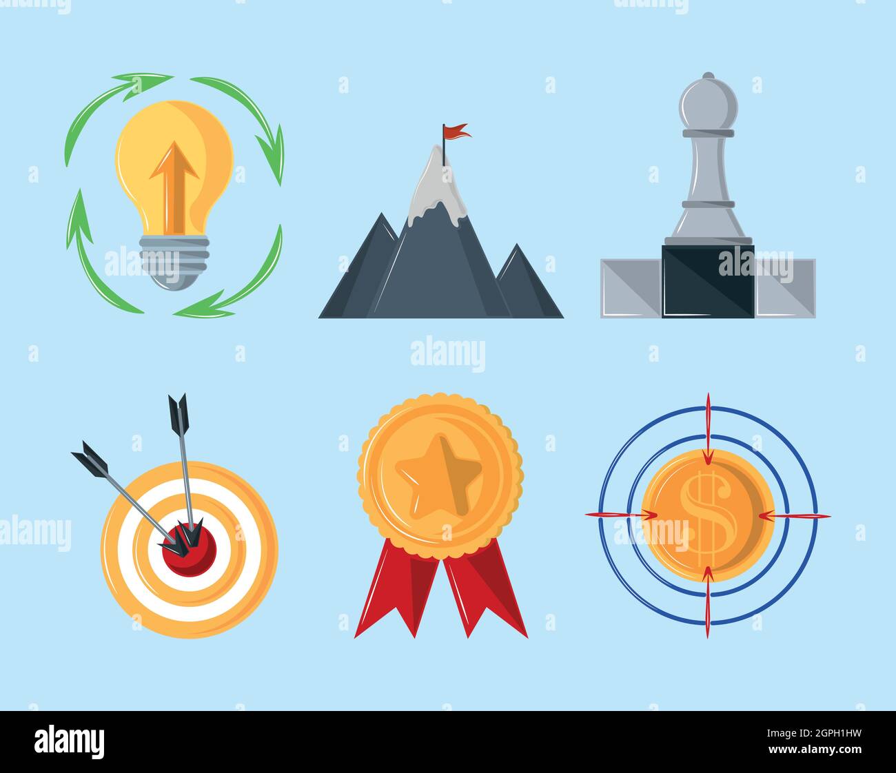business strategic icons Stock Vector Image & Art - Alamy